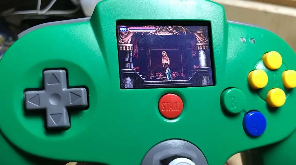 Un modder convierte un control de Nintendo 64 en un Game Boy Micro ...